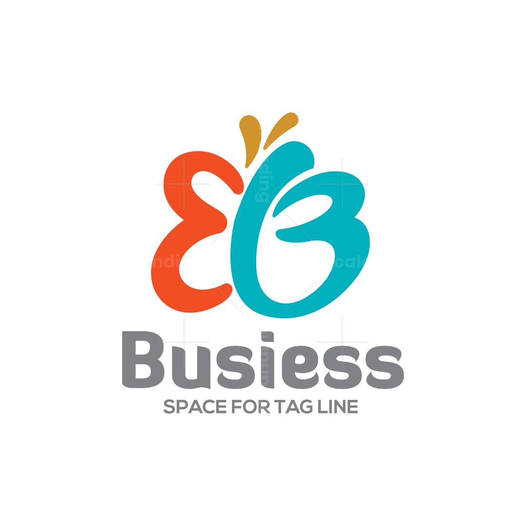 Letter EB Butterfly Logo | Scalebranding