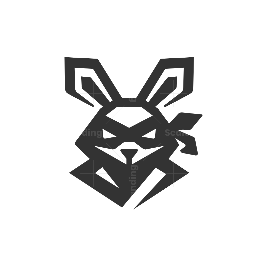 Mad Bandit Bunny Mask Logo | Scalebranding
