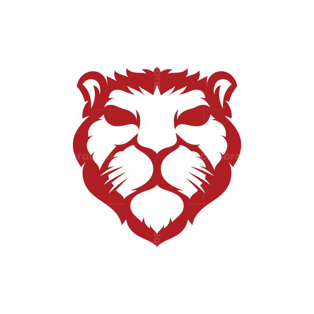 Symmetrical Simplified Tiger Face logo | Scalebranding