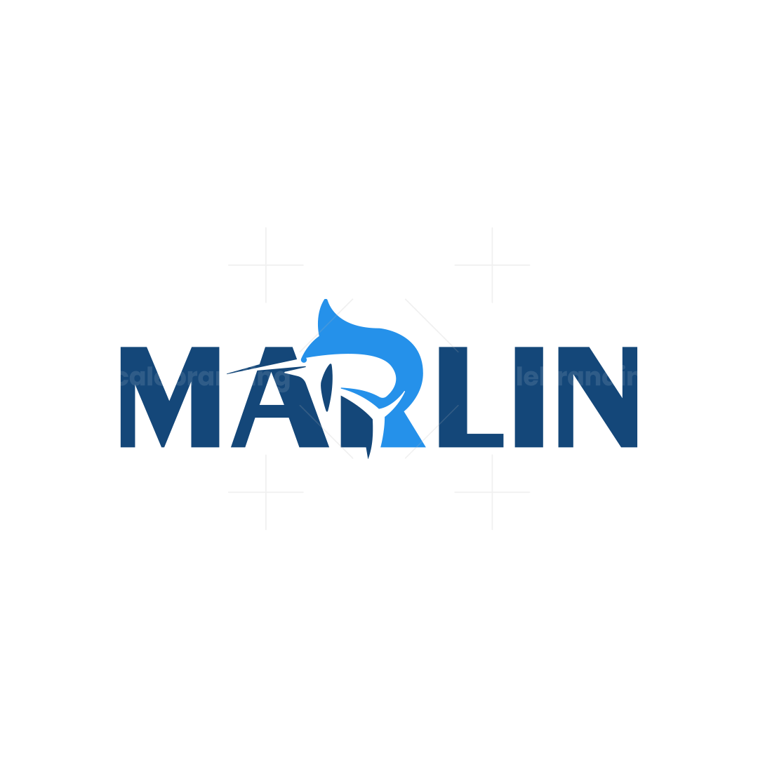 Simple Marlin Word Mark Logo | Scalebranding