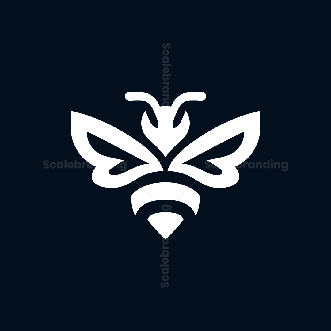 a Stylized Bee Logo modern | Scalebranding