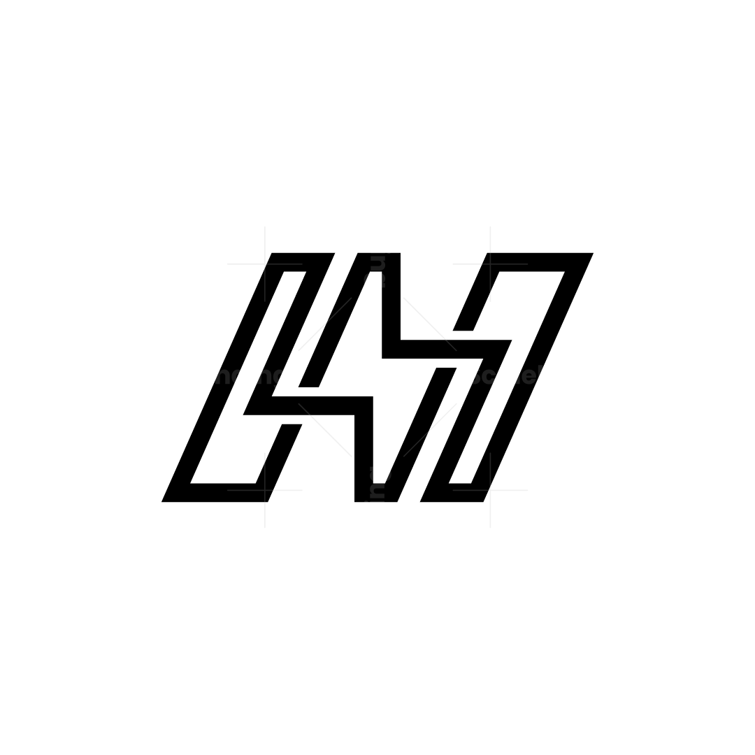 Iconic Letter N Thunder Logo | Scalebranding