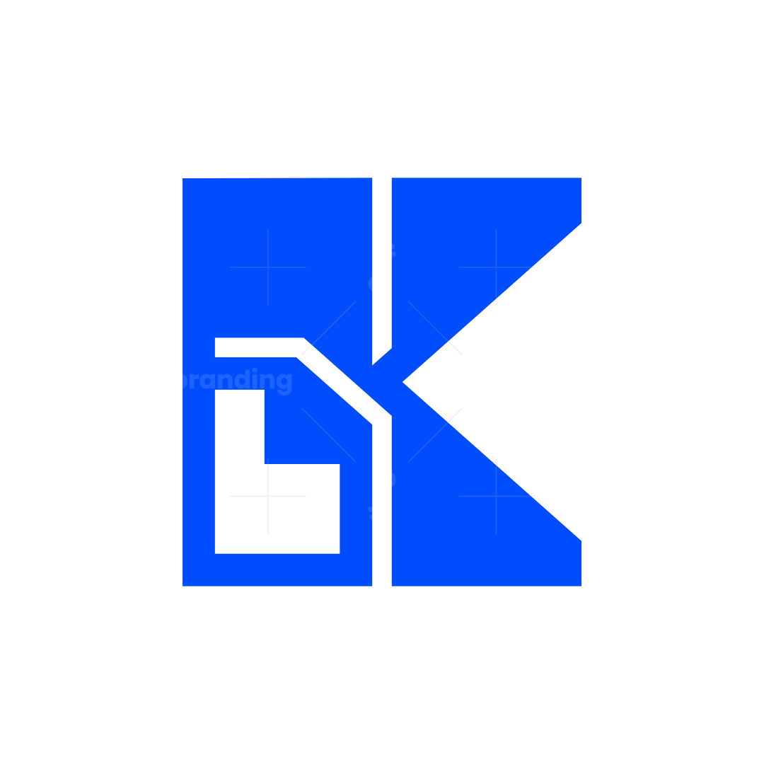 Geometric letter K document logo | Scalebranding