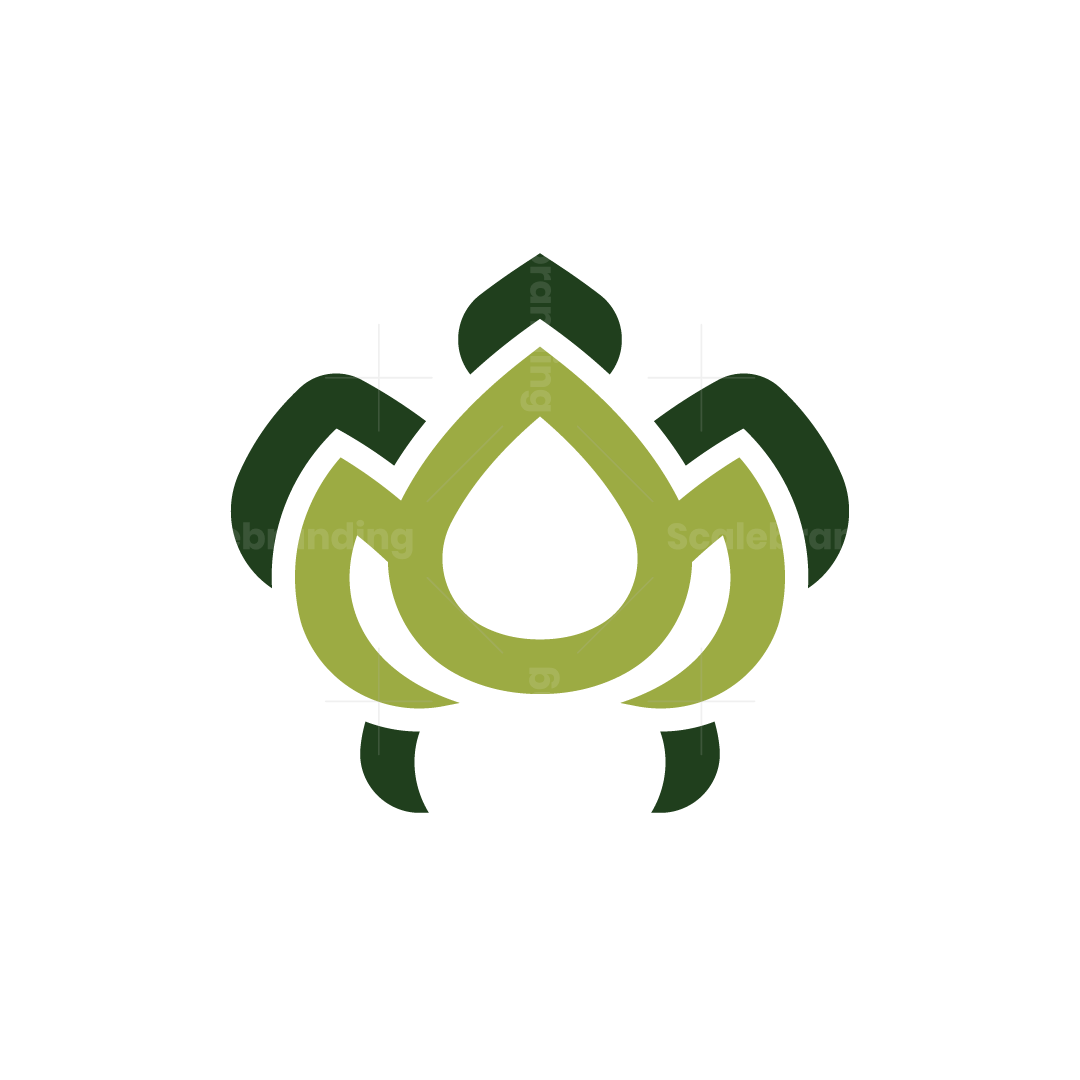 Lotus Flower Turtle Logo Concept | Scalebranding