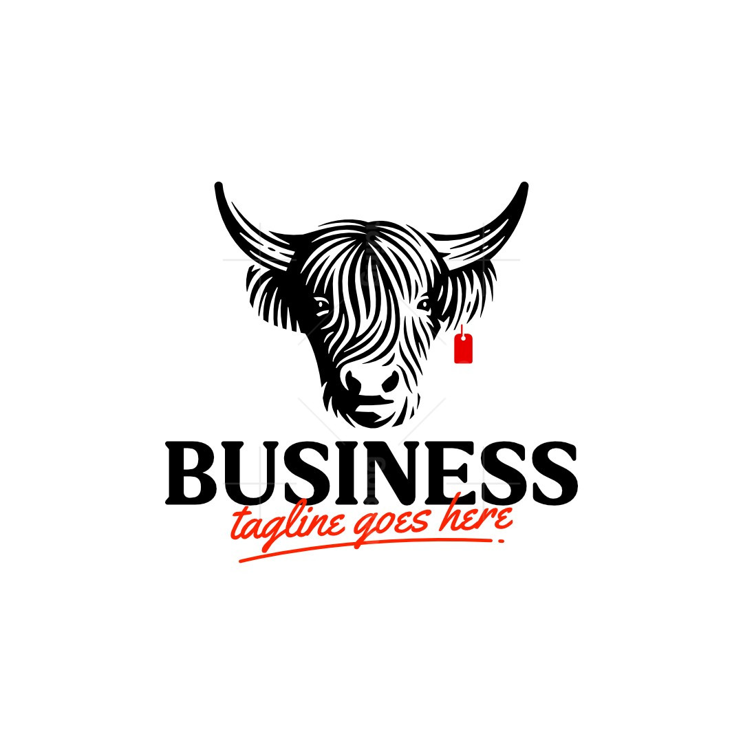 Highland Cow Logo | Scalebranding