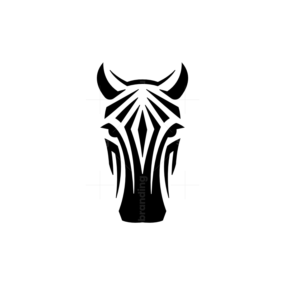 A Simple Zebra Head Logo | Scalebranding