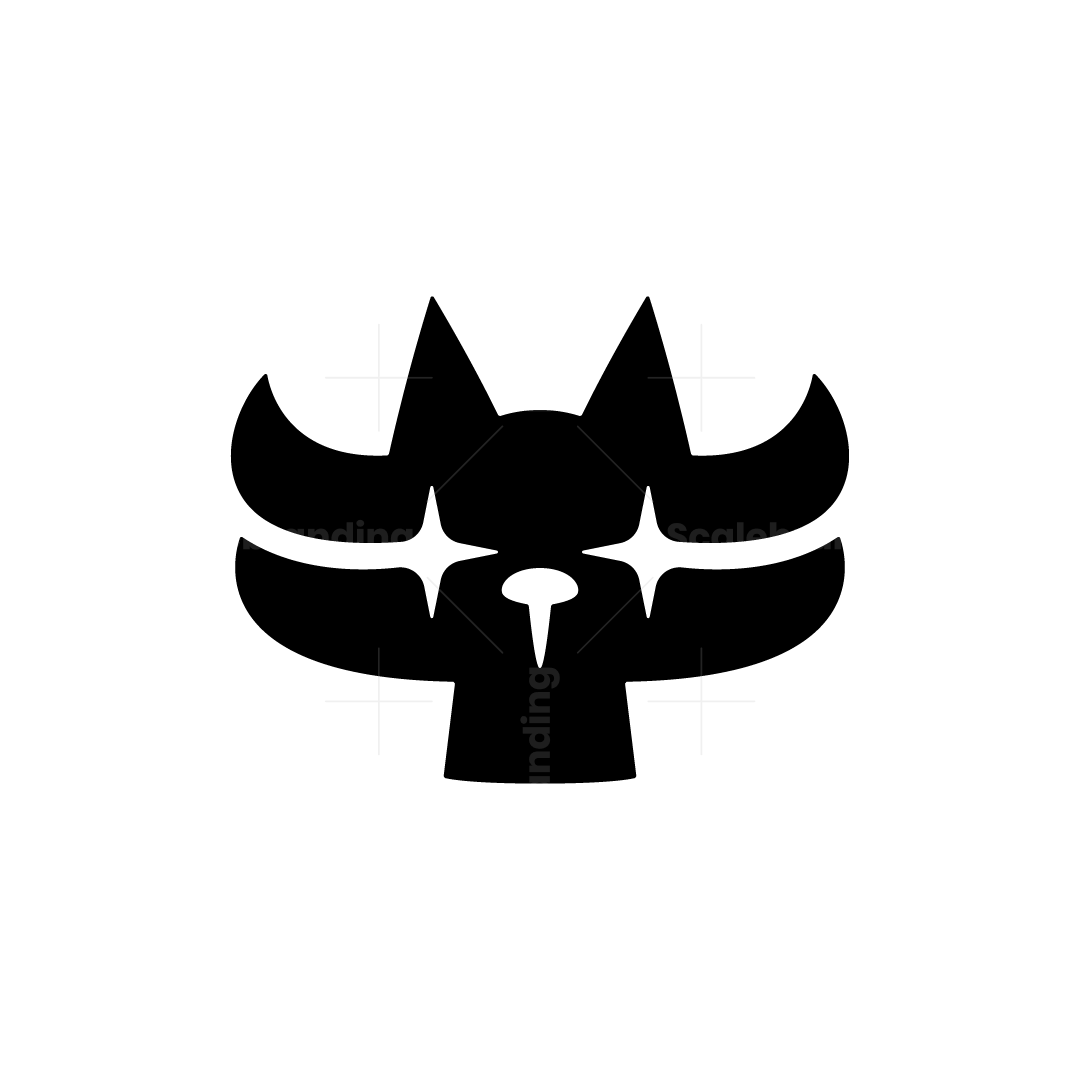 Cat Four Point Star Eye Logo | Scalebranding