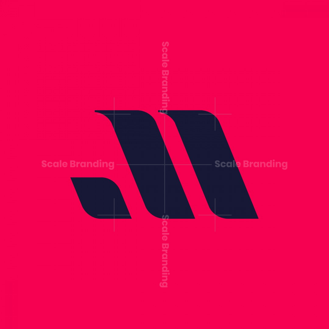 Unique Abstract Letter M Wordmark Lettermark Logo | Scalebranding