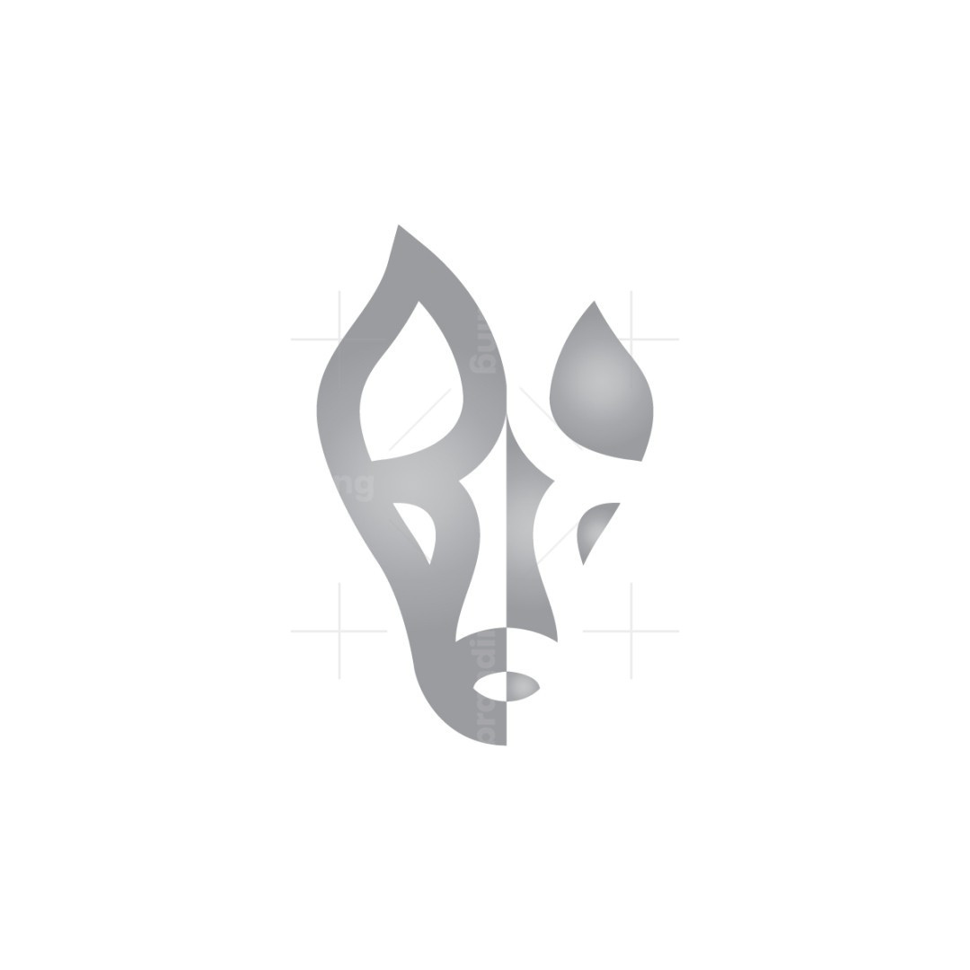 Grey Wolf Logo Silver Wolf Head Logo Arctic Wolf Logo Design ...