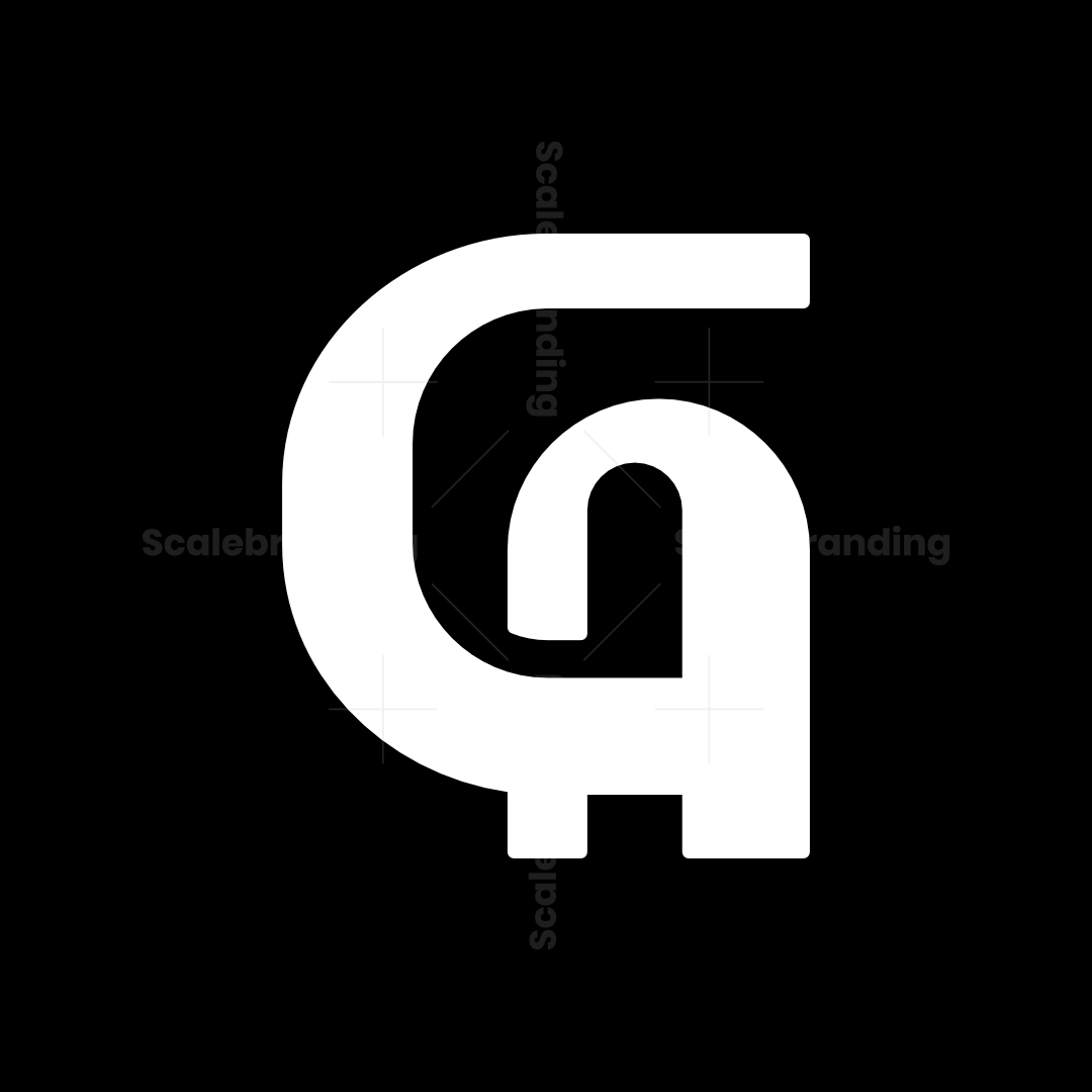 Letter CA Initial AC Lettermark Logo | Scalebranding