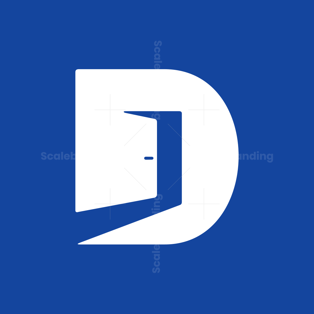 Blue Letter D Logo