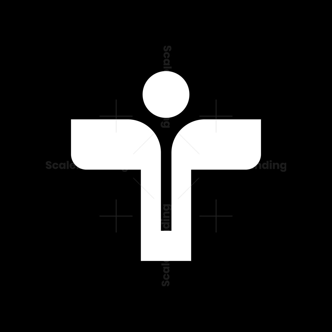 Cross Man Logo | Scalebranding