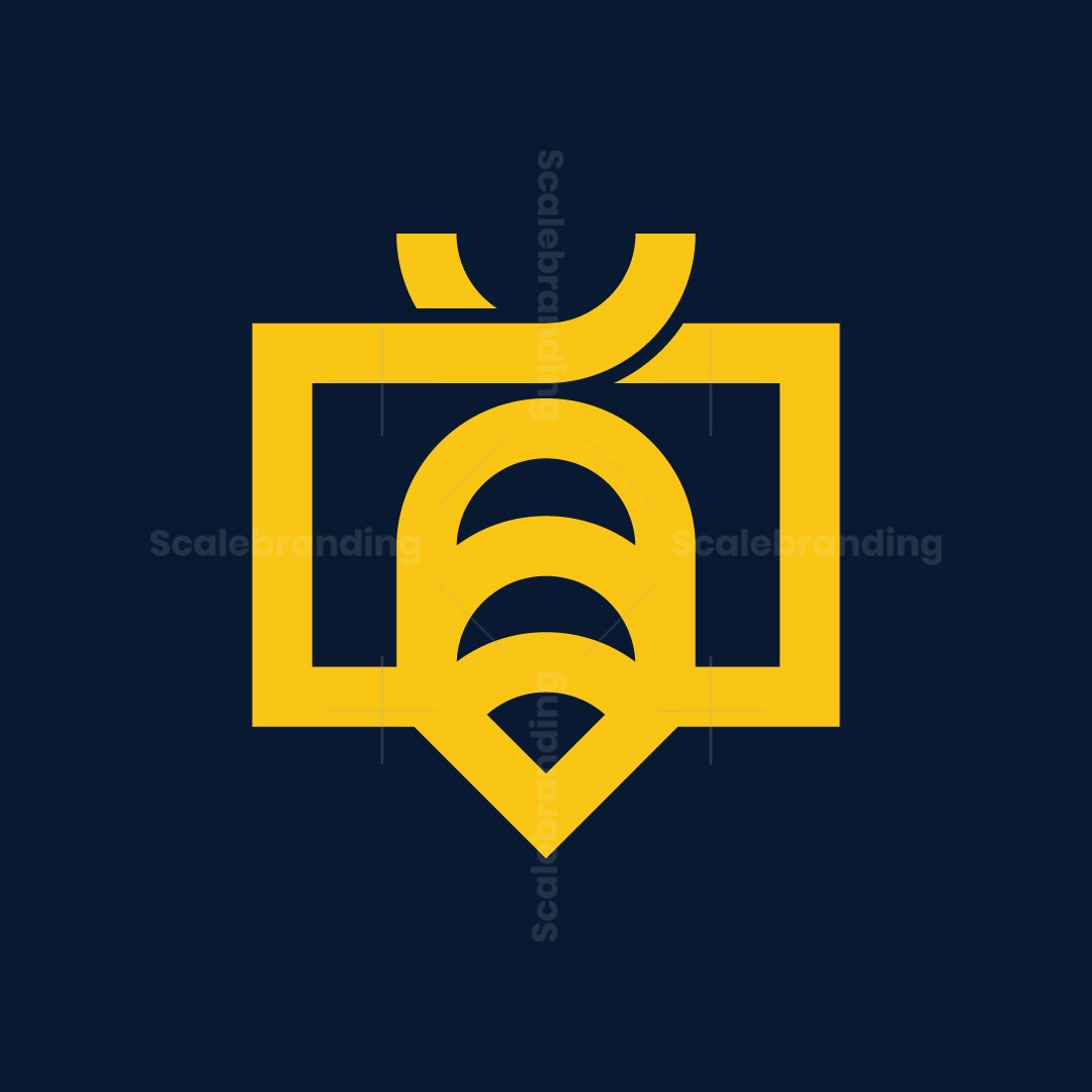 Abstract Bee Chat Logo | Scalebranding