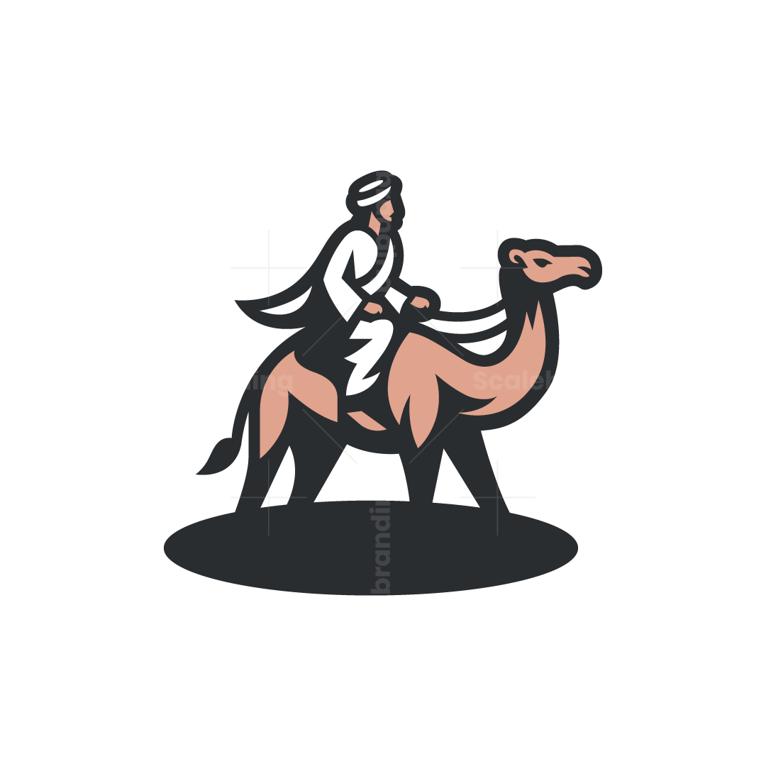Camel Vector Logo Awesome Camel Gradient Logo Vector | Premium
