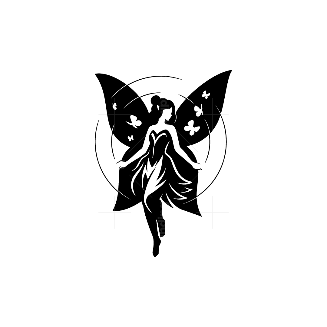 The Beautiful Lady Fairy Logo | Scalebranding