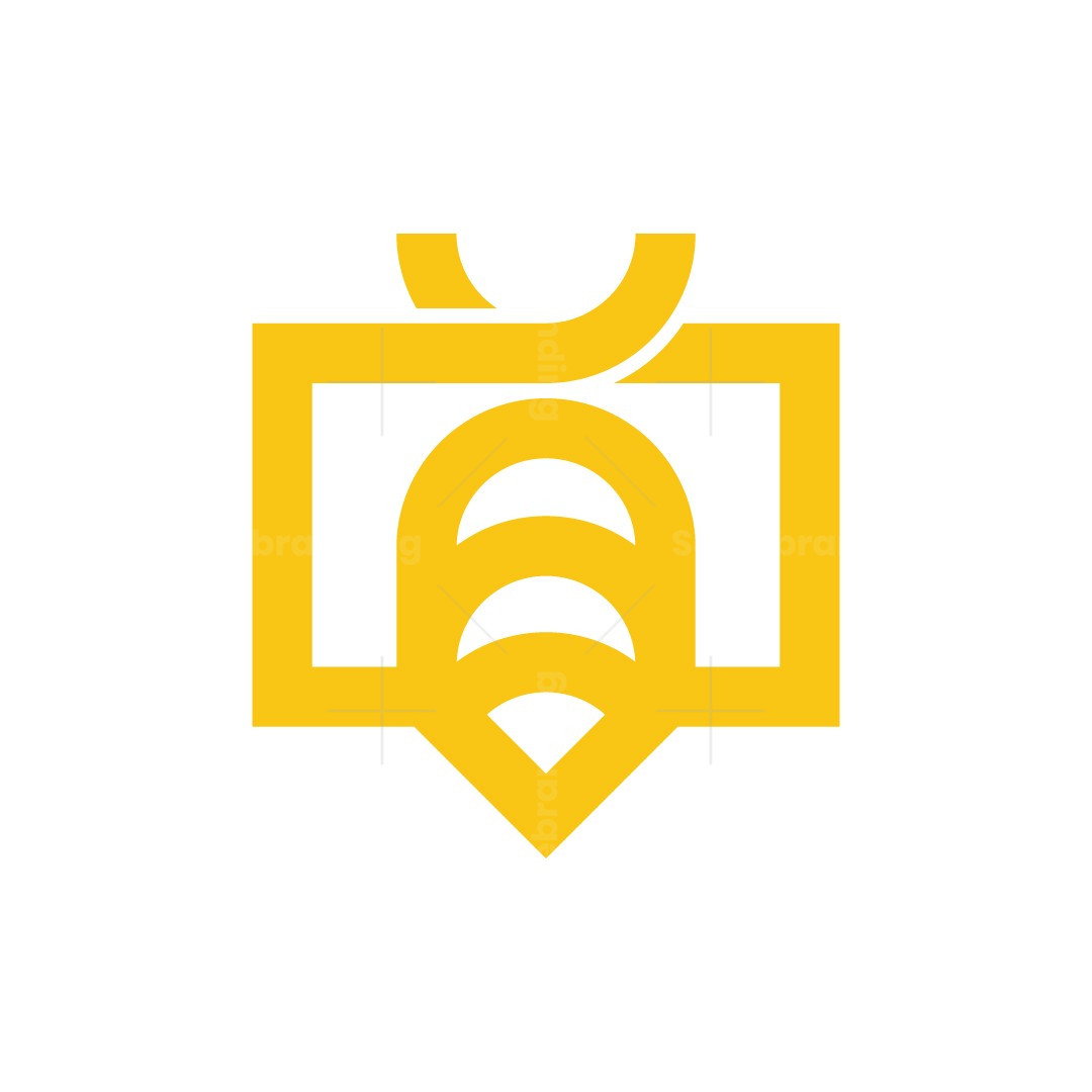 Abstract Bee Chat Logo | Scalebranding