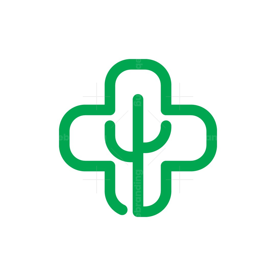 Cactus Medical Cross Logo | Scalebranding
