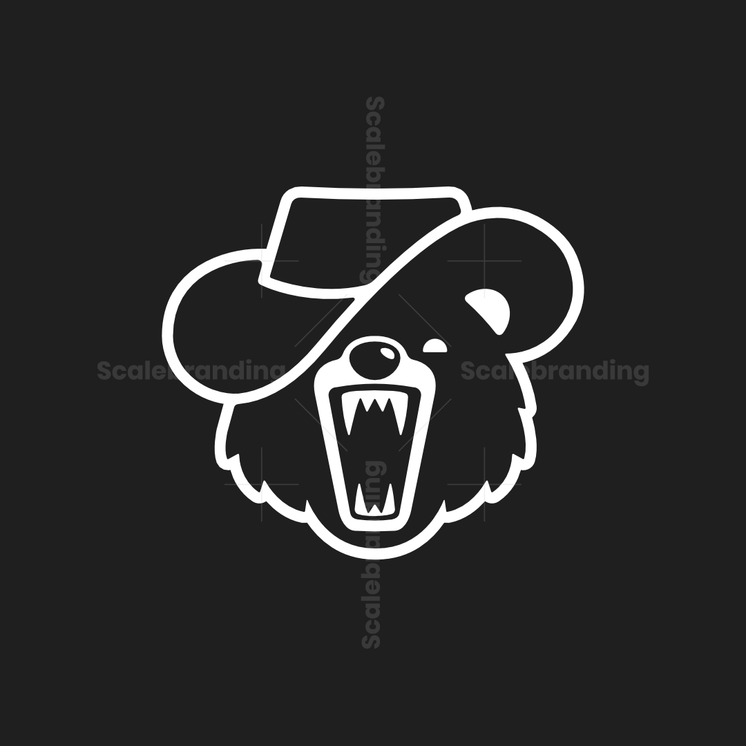 Angry bear cowboy logo | Scalebranding