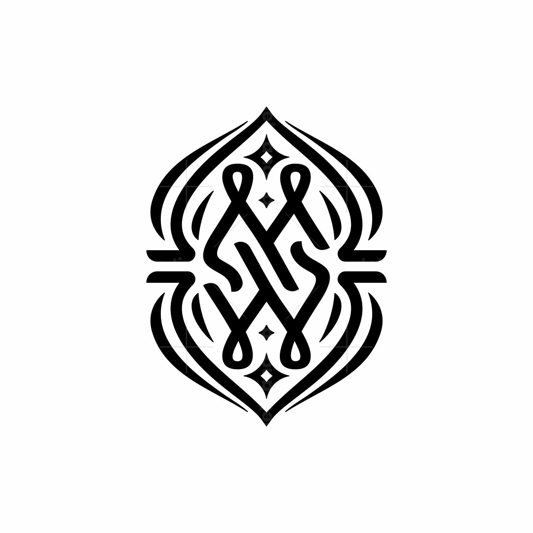 Calligraphy SS or N Logo | Scalebranding