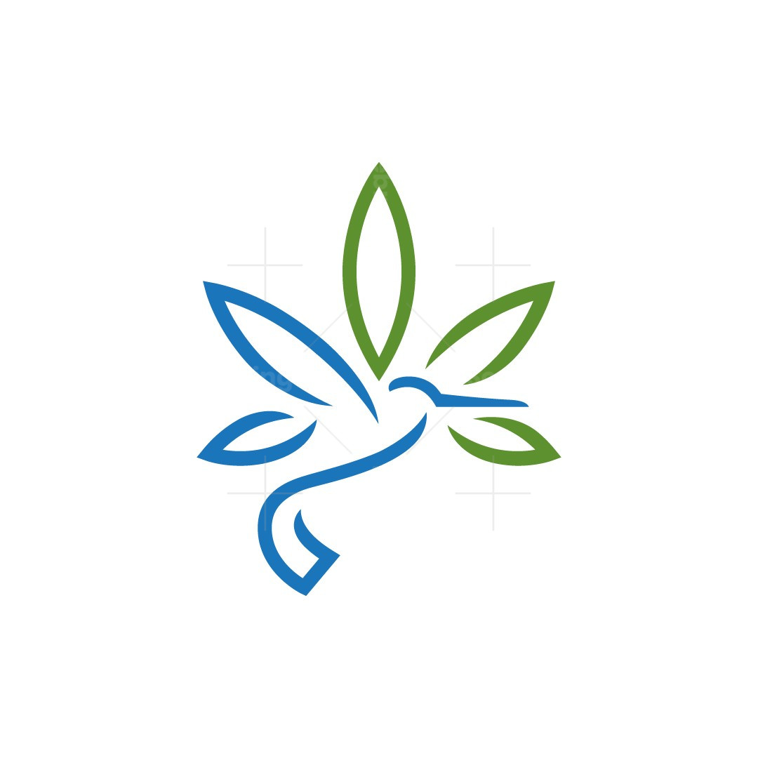 Hummingbird Leaf Logo Hummingbird Logo Vector Images | Depositphotos