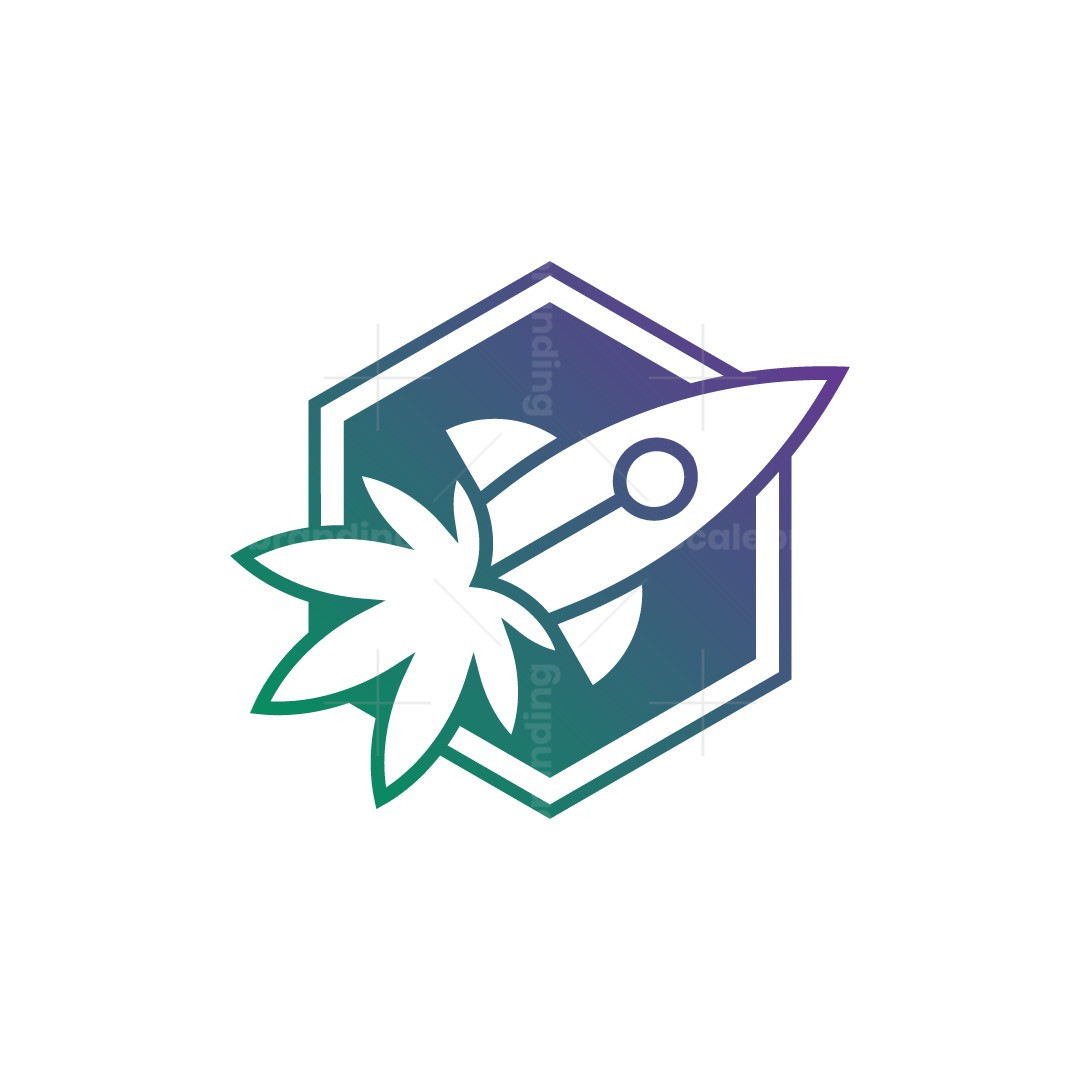 Cannabis Rocket Logo | Scalebranding