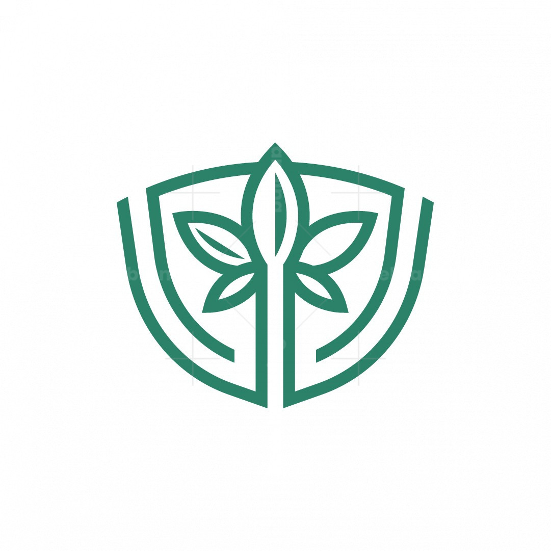 Cannabis Shield Logo | Scalebranding