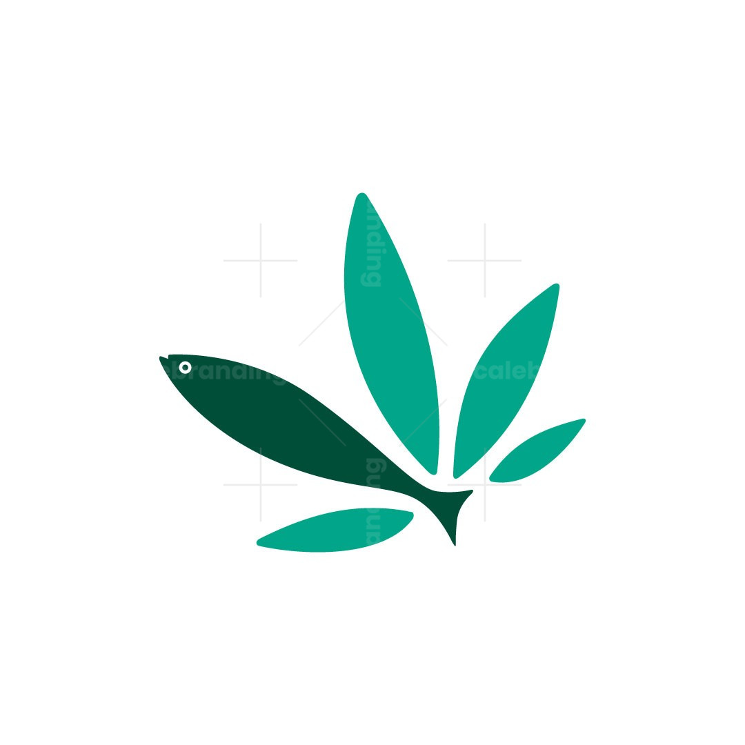 Cannafish Cannabis And Fish Logo | Scalebranding