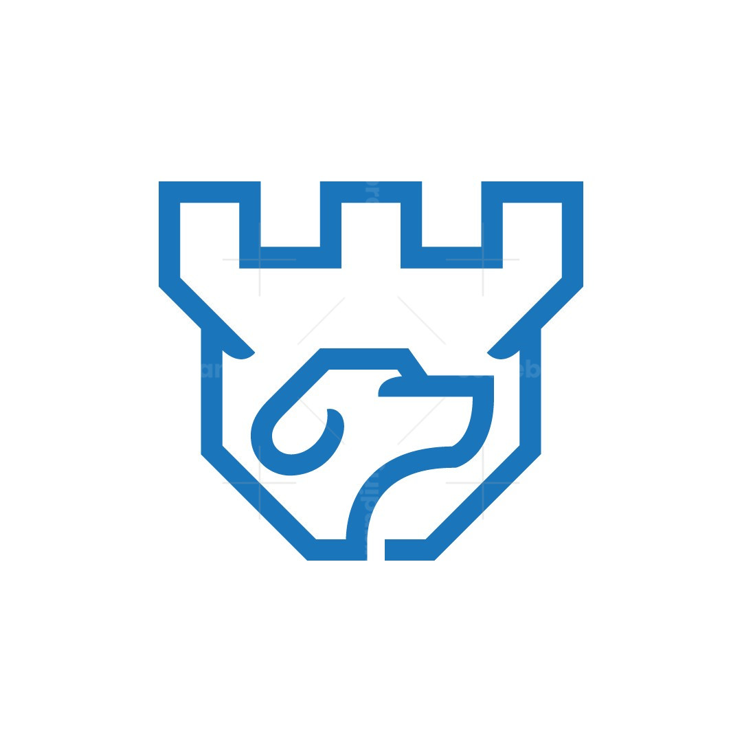 Castle Dog Head Logo | Scalebranding