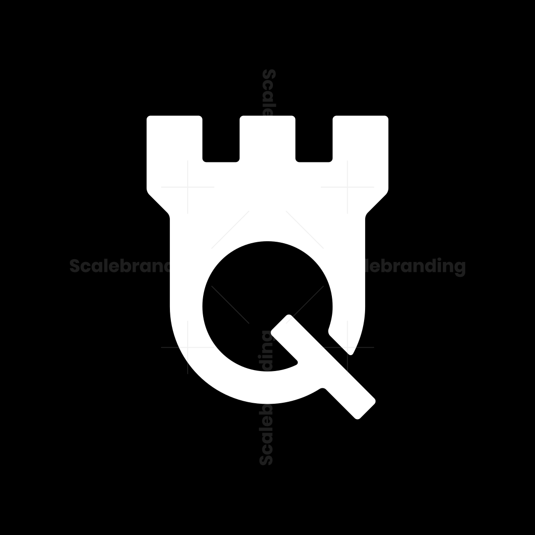 Iconic Letter Q Castle Logo | Scalebranding