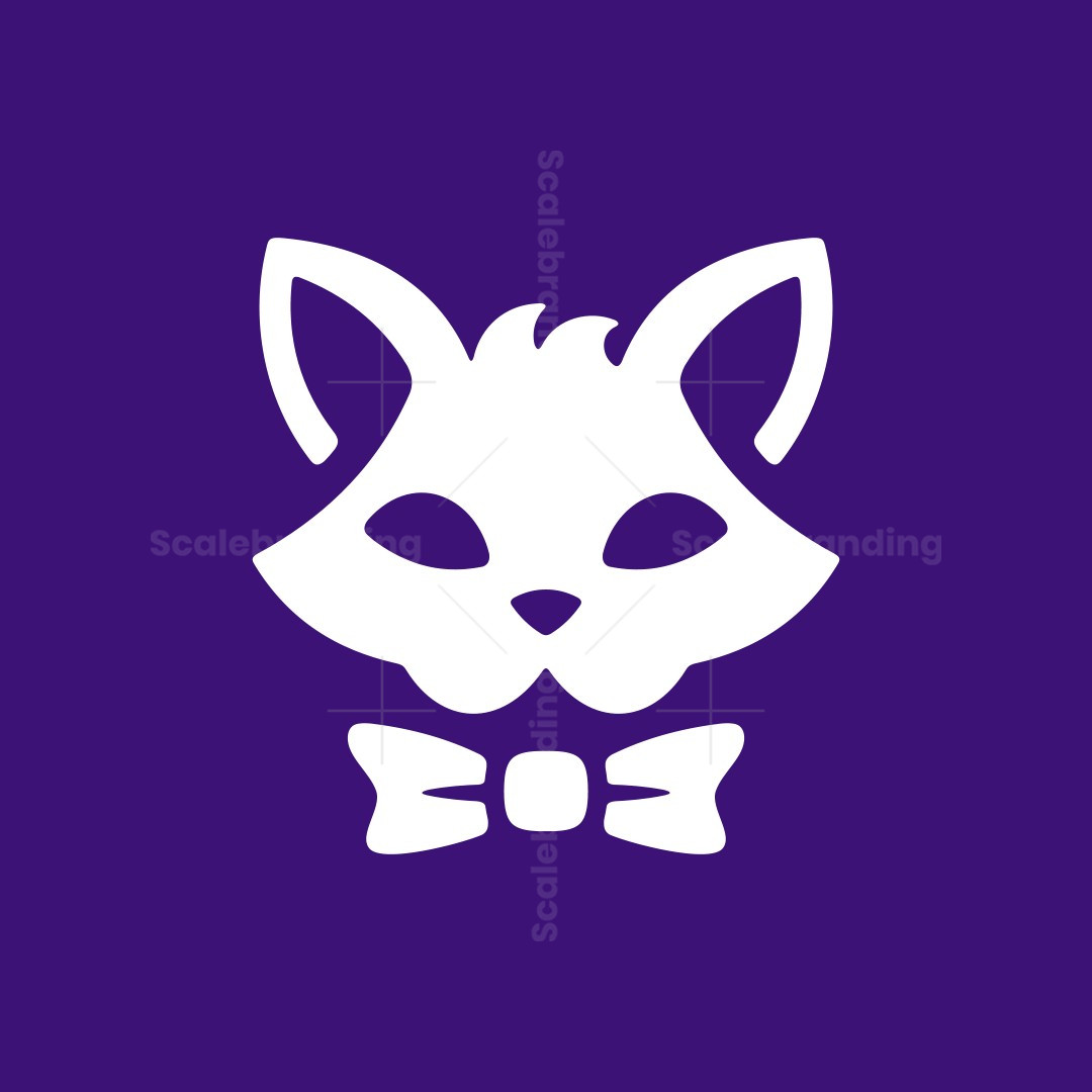 Cat Gentleman Kitten Logo | Scalebranding