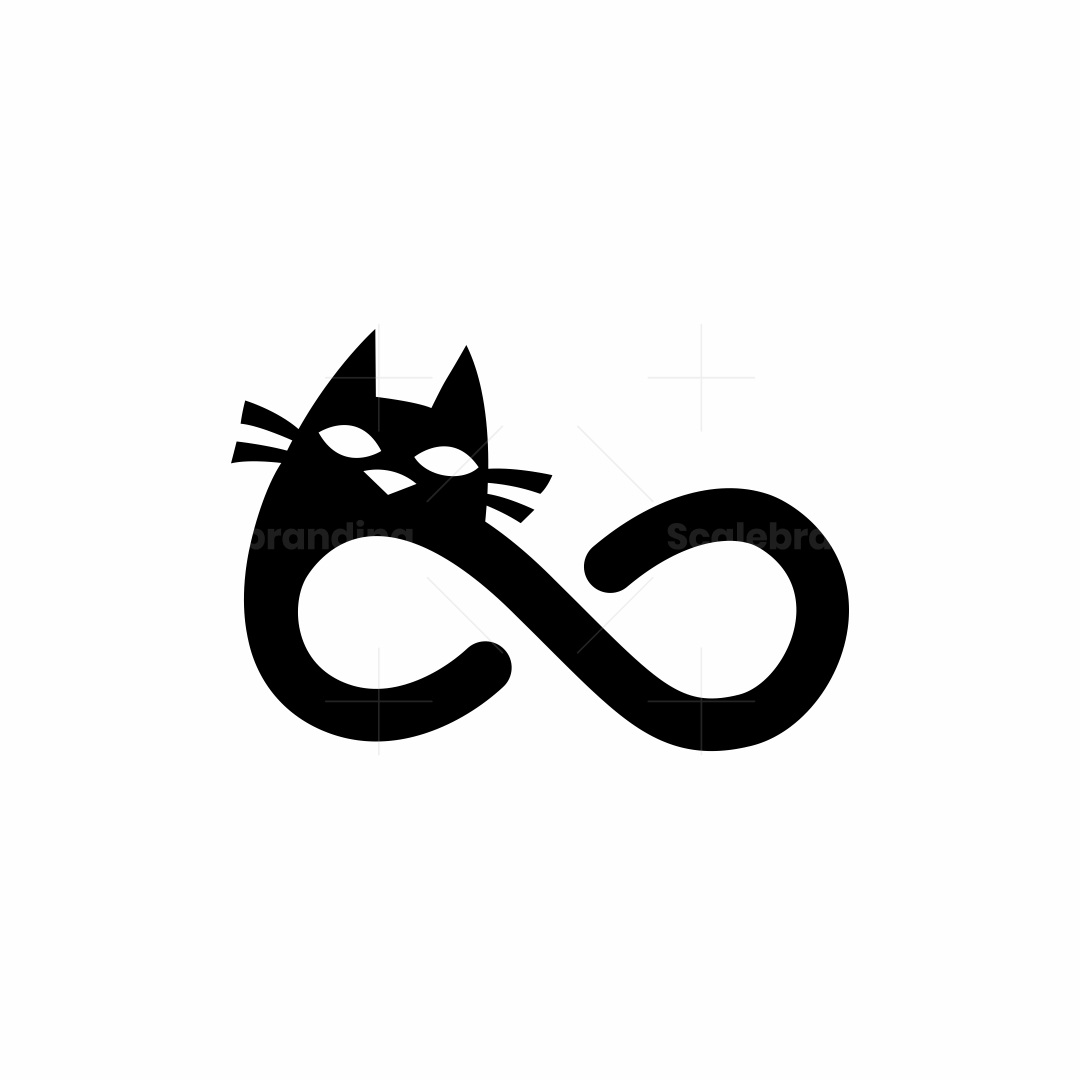 Cat Logo Infinity Cat Logo | Scalebranding
