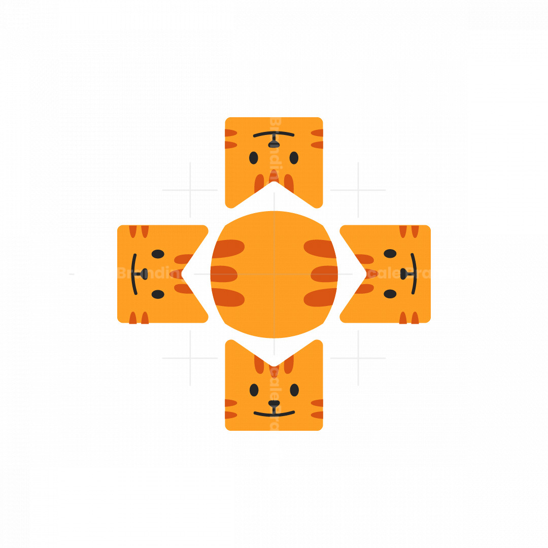 Cat Medical Cross Logo | Scalebranding