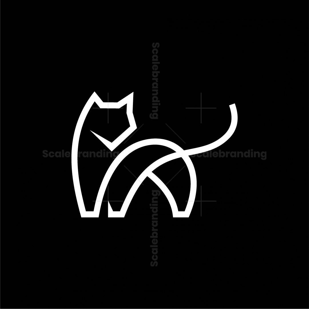 cat monoline Logo | Scalebranding