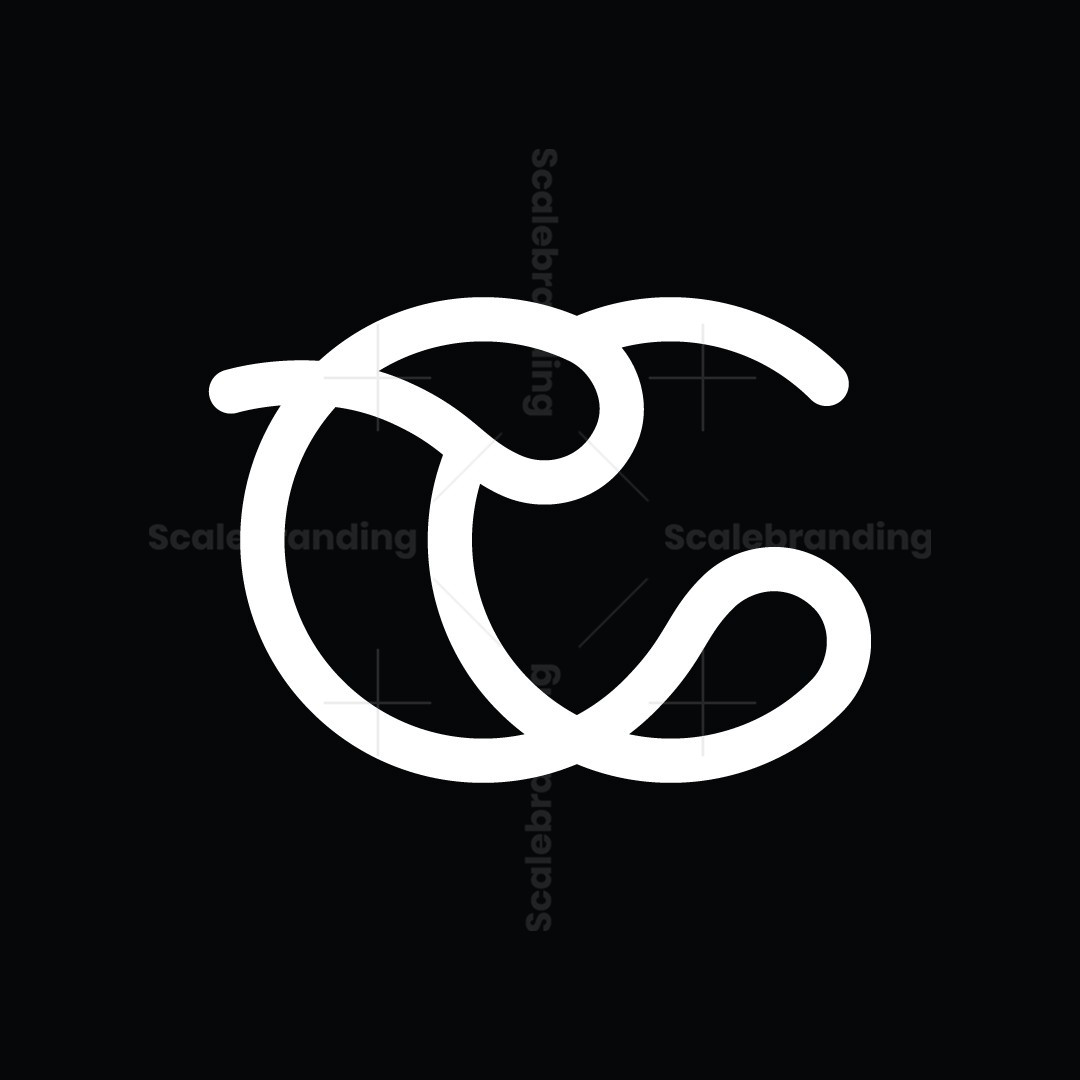 CC monogram with drops Logo | Scalebranding