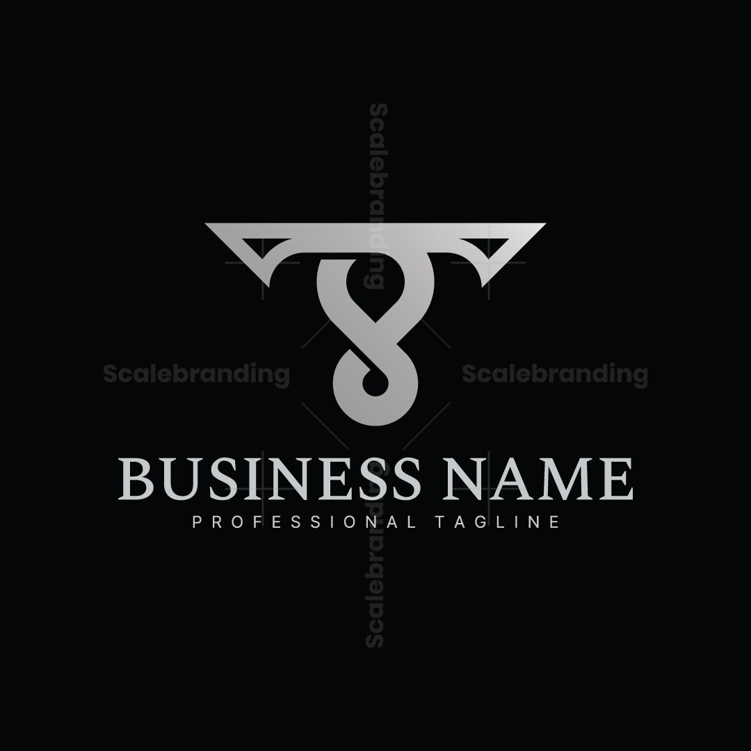 Letter T Twin Spear Logo | Scalebranding