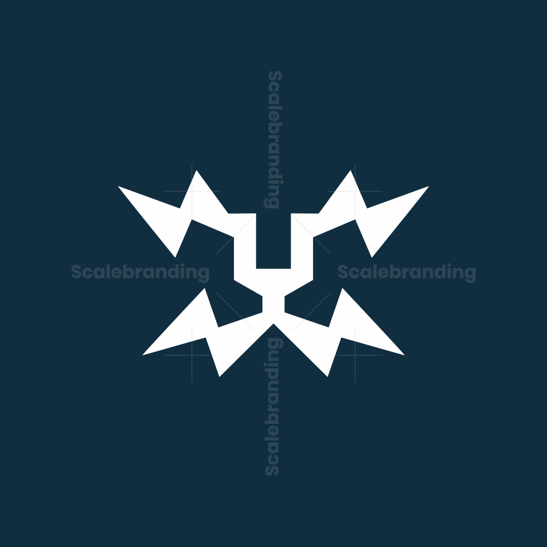 Storm Lion Lightning Simple Logo | Scalebranding