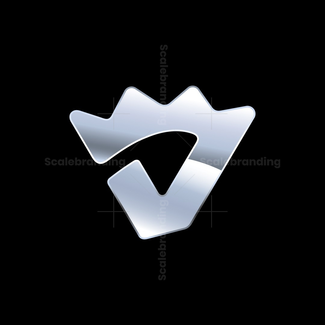 Letter V Solar Sun Logo | Scalebranding