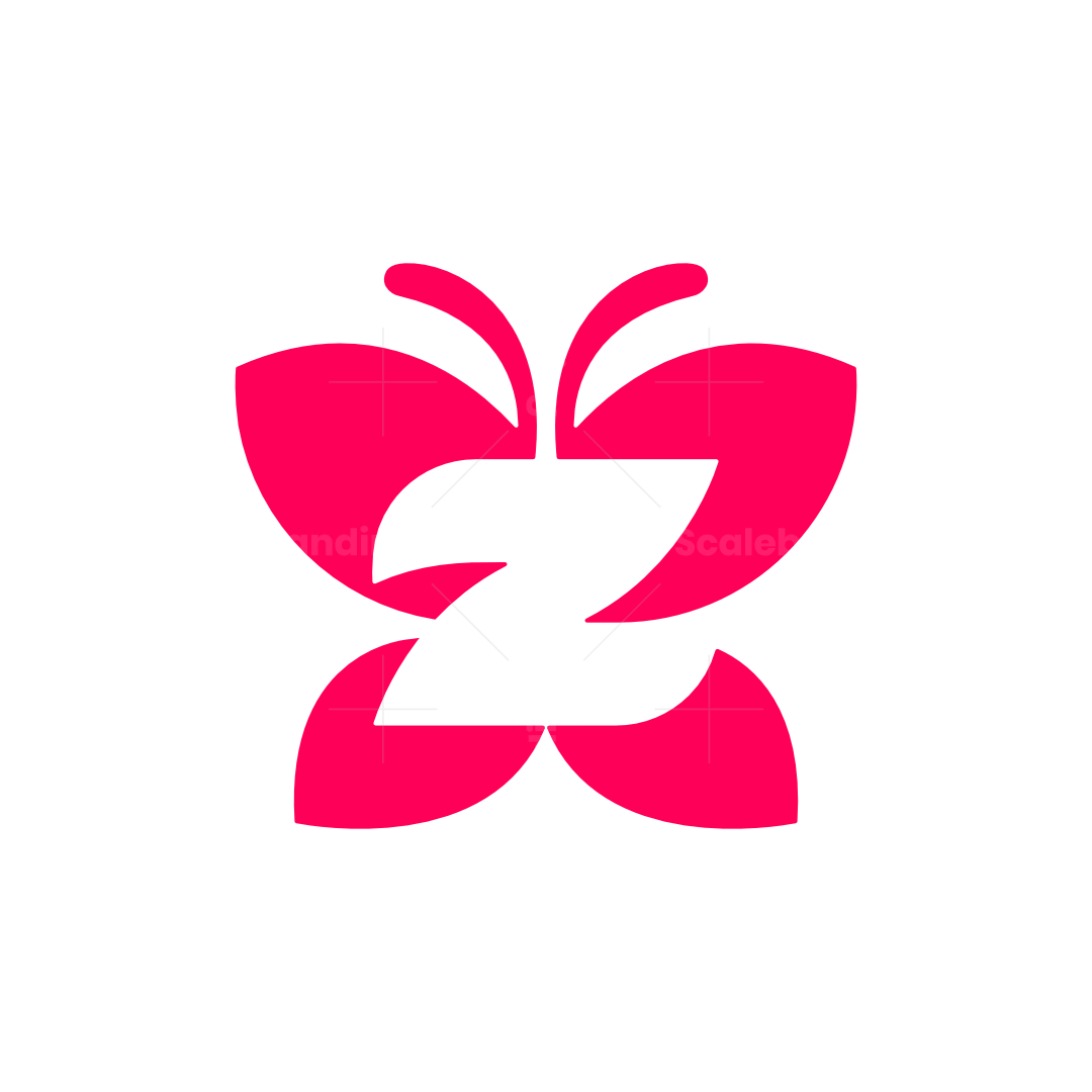 Modern Letter Z butterfly logo | Scalebranding
