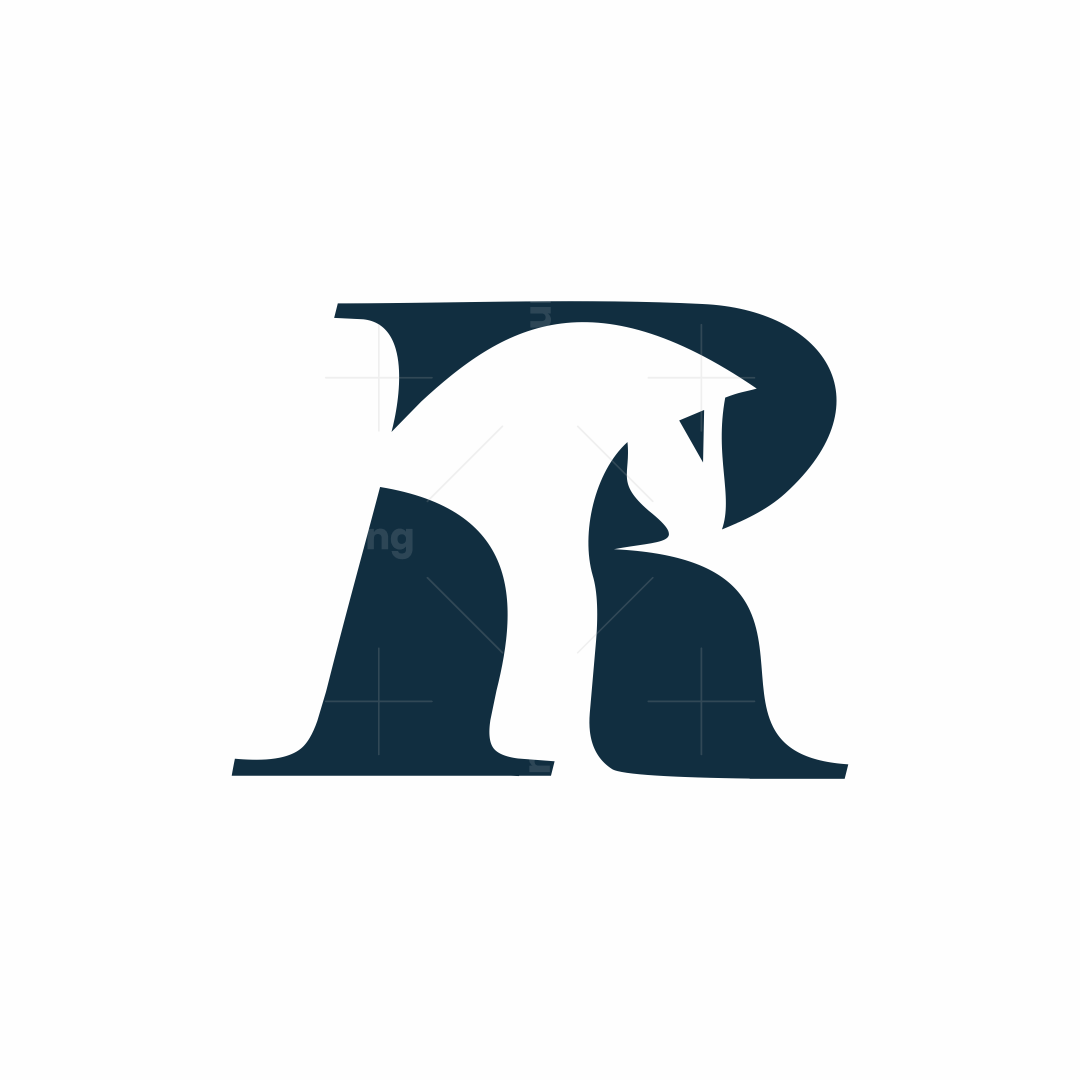 Letter R Horse Simple Logo | Scalebranding