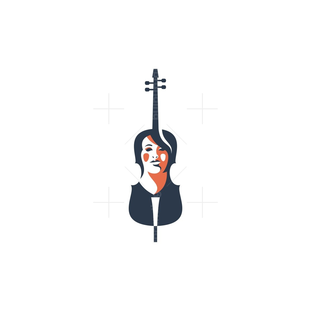 Cello Woman Logo | Scalebranding