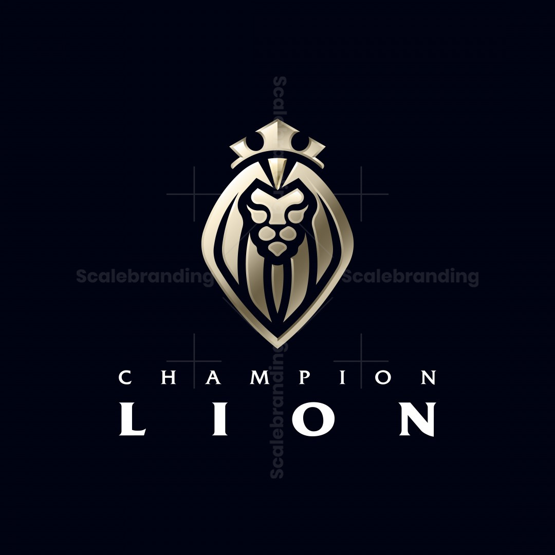 Champion of Elite Lion Logo | Scalebranding