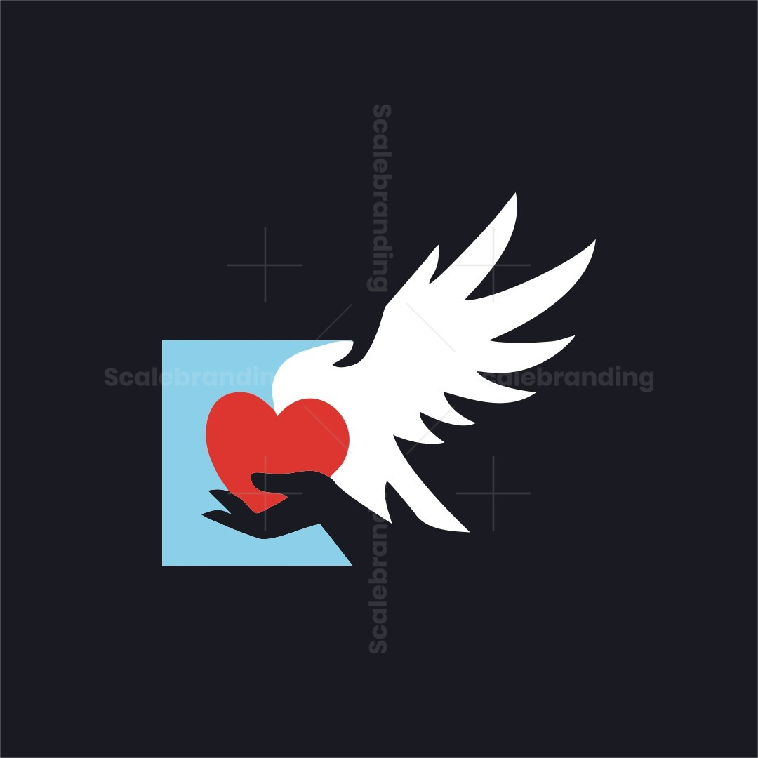 Charity Bird Freedom Love Logo | Scalebranding