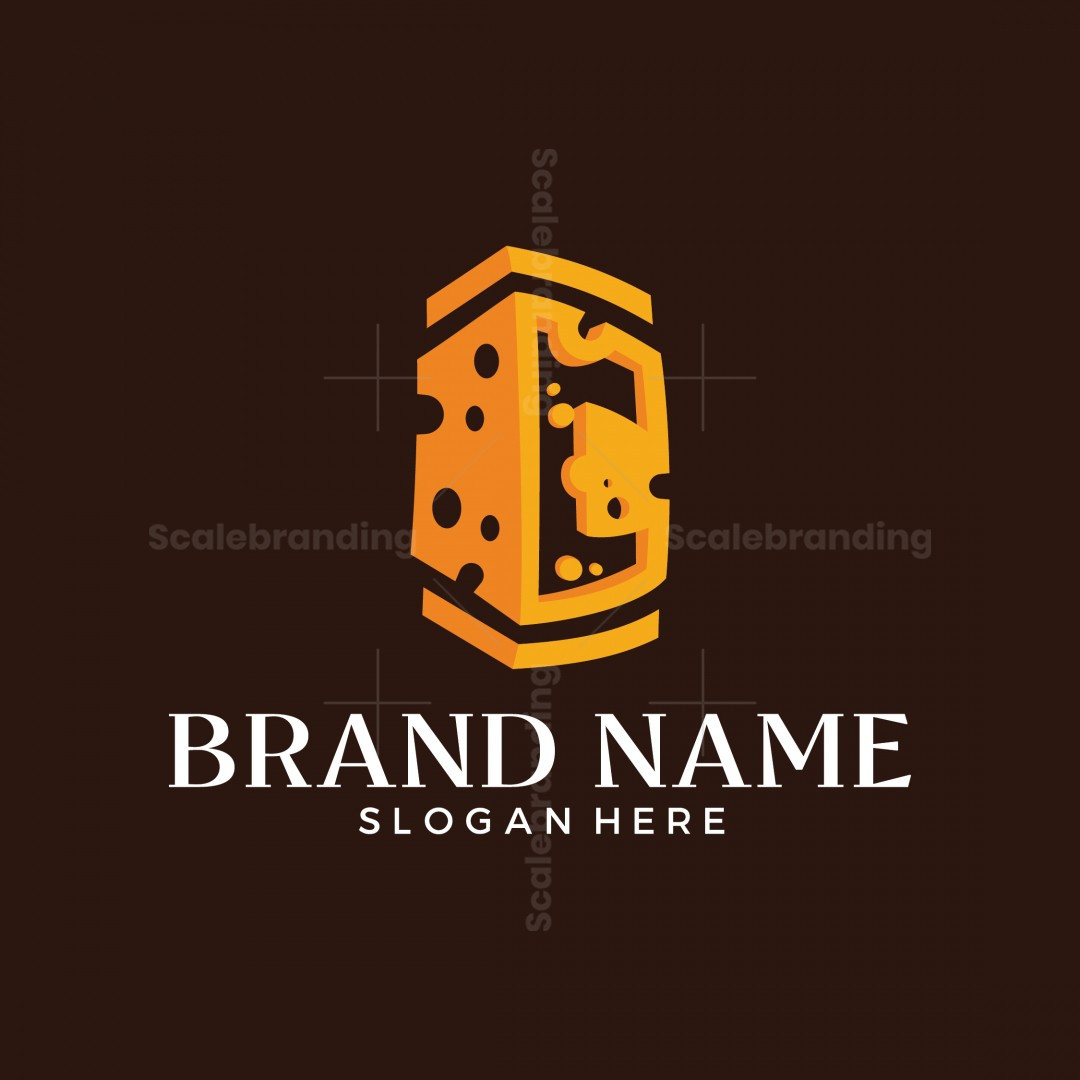 Cheese Letter C logo | Scalebranding