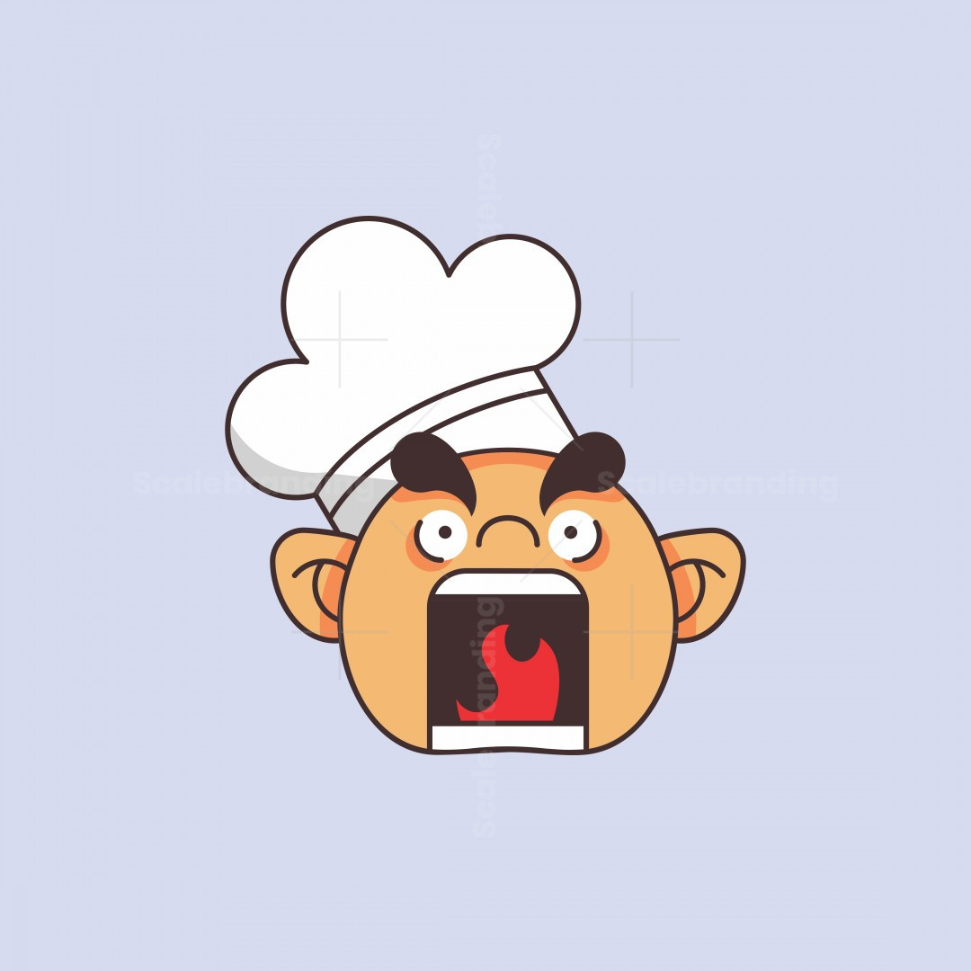 Chef Fire Spicy Logo | Scalebranding
