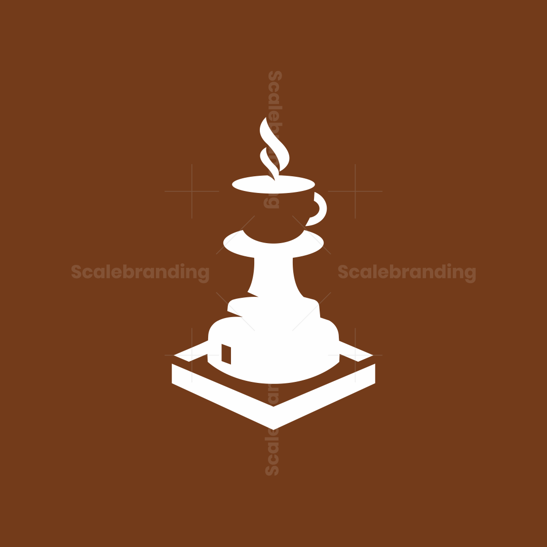 Pawn Coffee Cup or Cafe Logo | Scalebranding