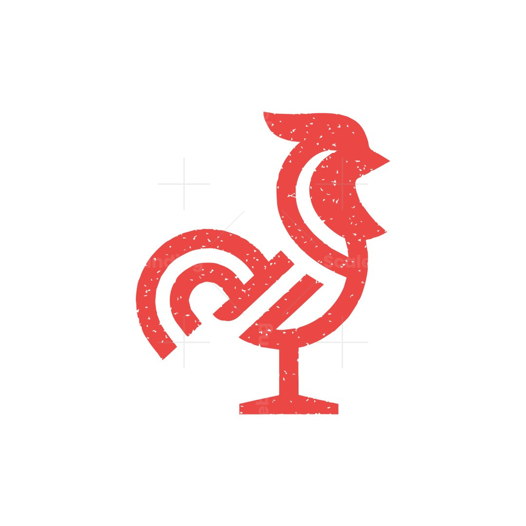 chicken cute line art Logo | Scalebranding