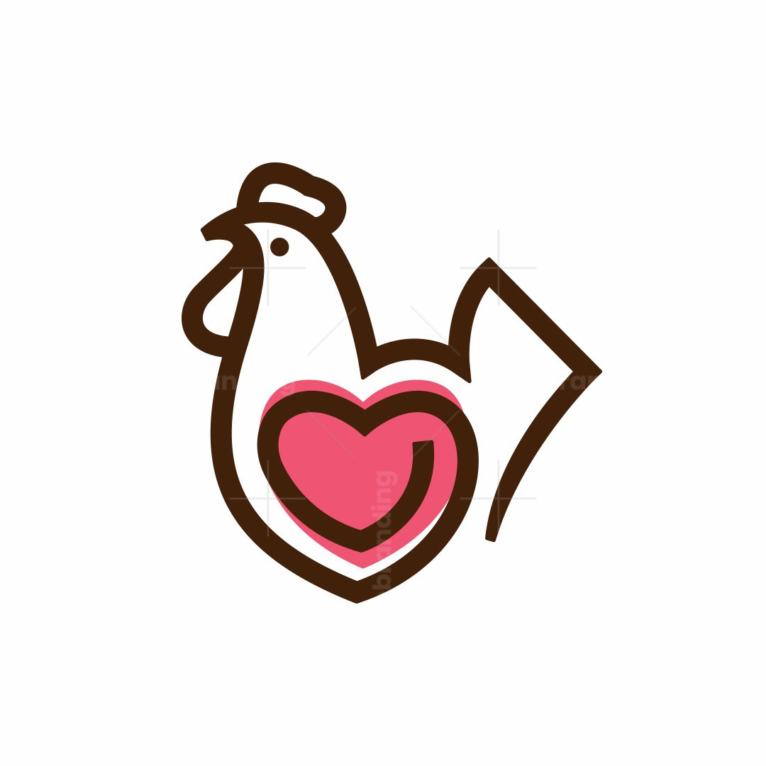 Chicken Love Logo | Scalebranding