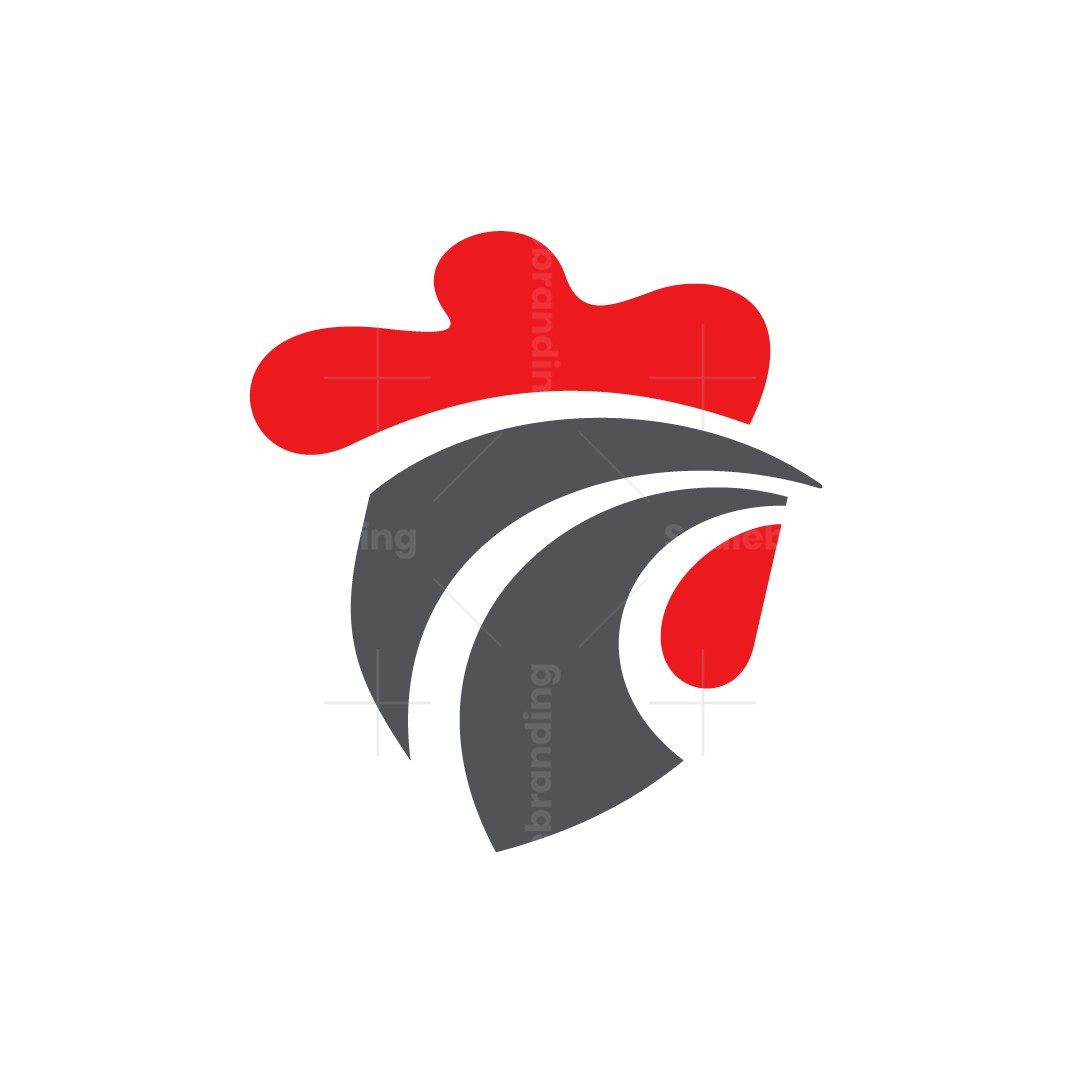 Chicken / Rooster Shield Logo | Scalebranding