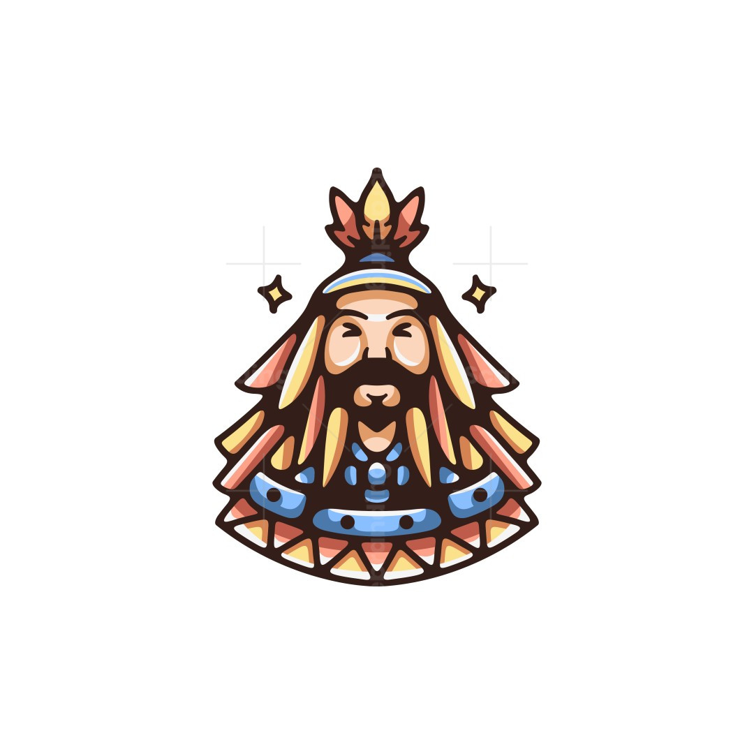 Chief Indian Man Logo | Scalebranding