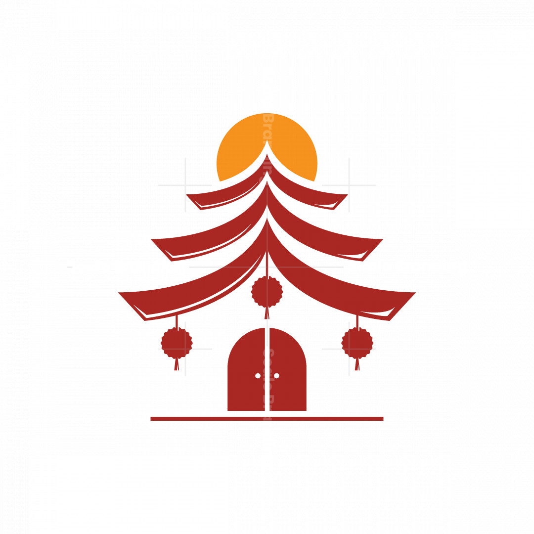 Chinese Traditional House Logo | Scalebranding